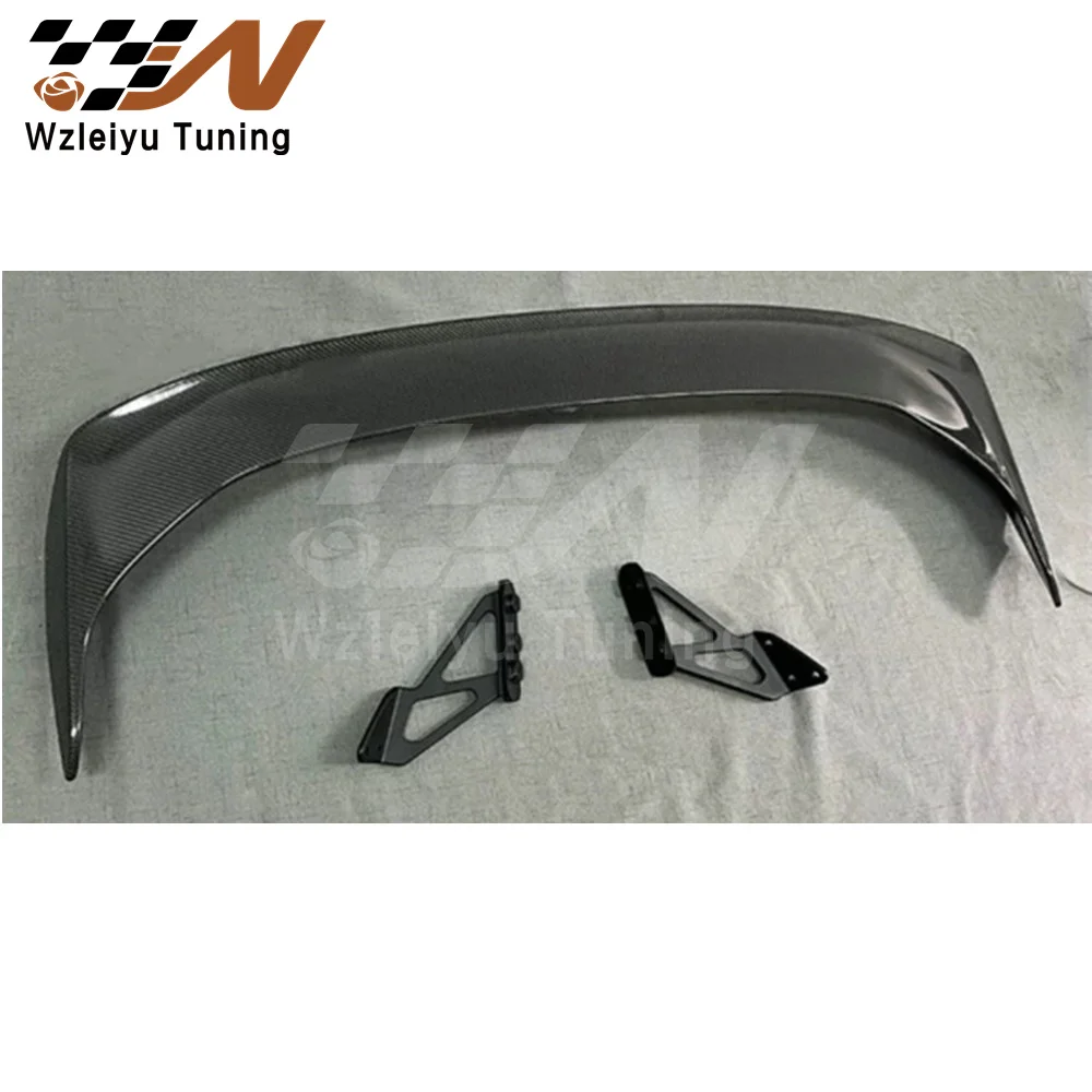 Type R Style Carbon Fiber Rear Trunk Spoiler Wing Fit For Honda Civic ...