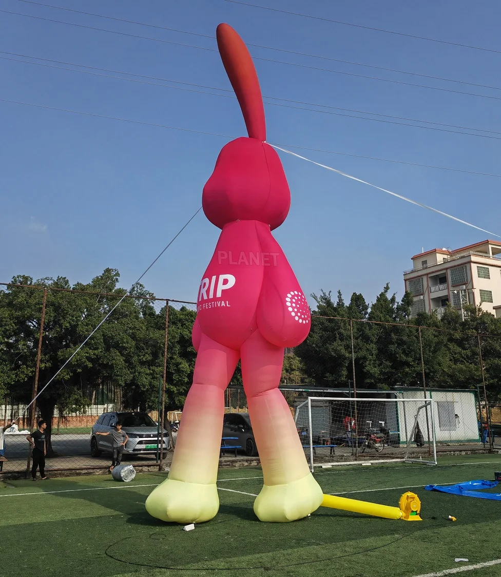 Customized Giant Event Promotional Advertising Display Inflatable Bunny ...