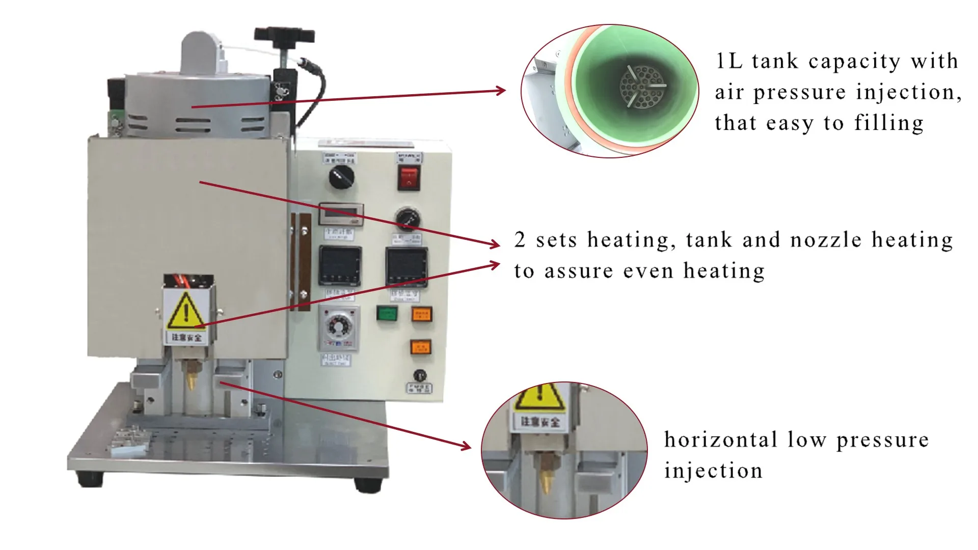 Lpms Desktop Low Pressure Molding Injection Machine - Buy Lpms Low ...