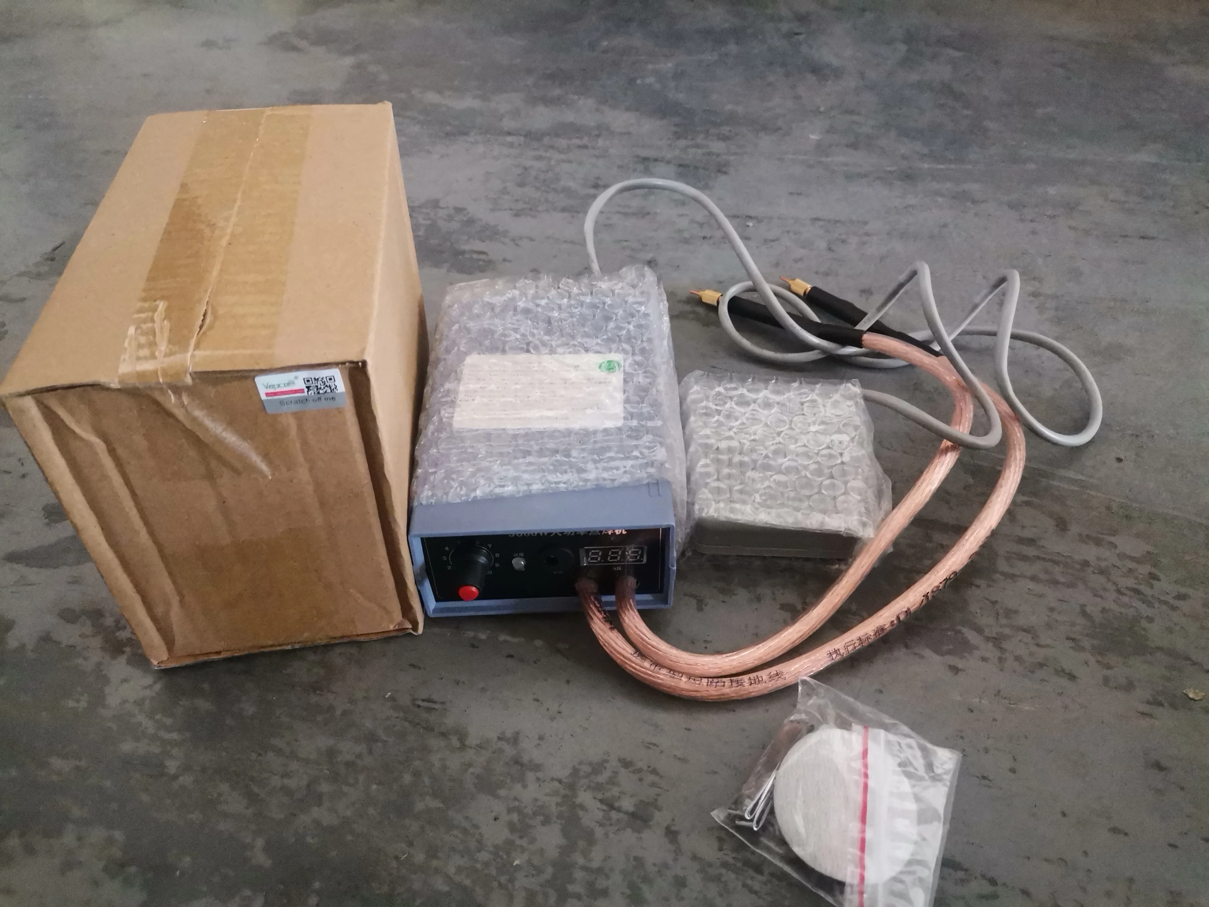 Vapcell 110V-240V 5kw Pulse Sparkle Spot Welder Portable Li Ion Battery ...