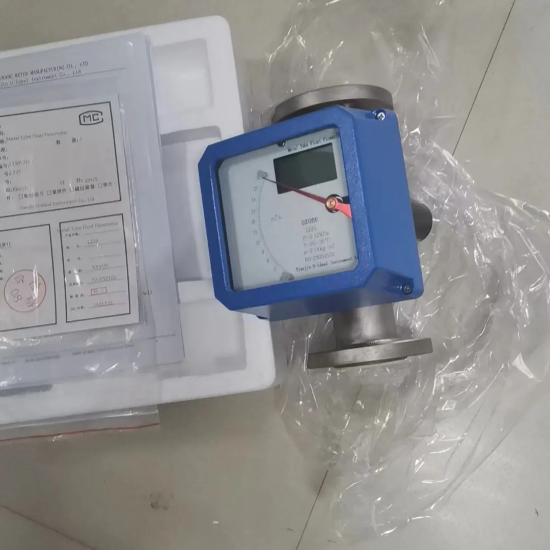 Metal Tube Float Flowmeter Mechanical Pointer Flow Meter Gas Liquid Use Variable Area Flow Meter ...