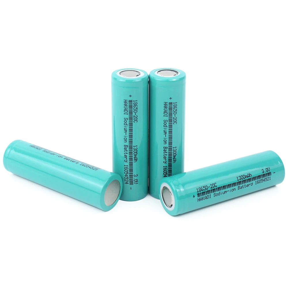 Hakadi 18650 Sodium Ion Battery - 1300mah, 3V, 20C