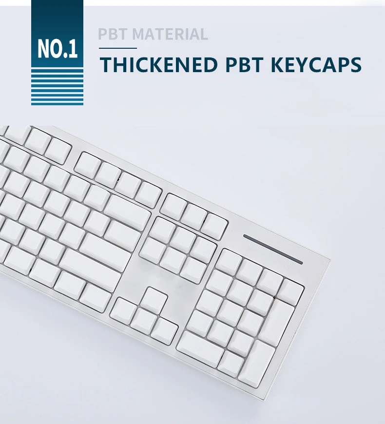 HZGAMER Blank Keycaps - Custom Keycap Set for Mechanical Keyboard