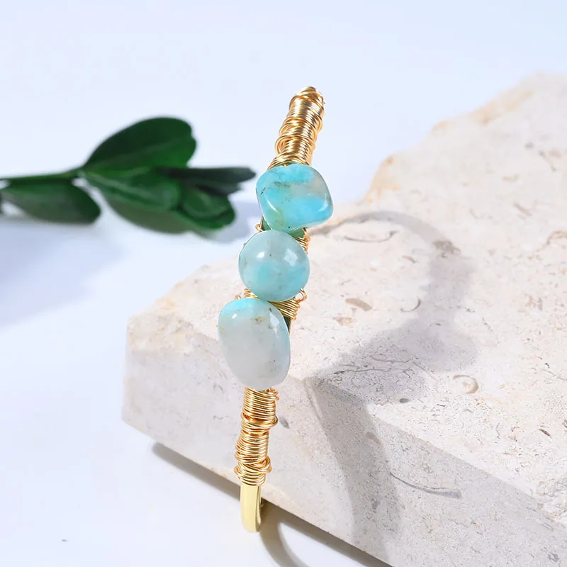 SC Jewelry Amethyst Stone Bangle - Trendy & Versatile