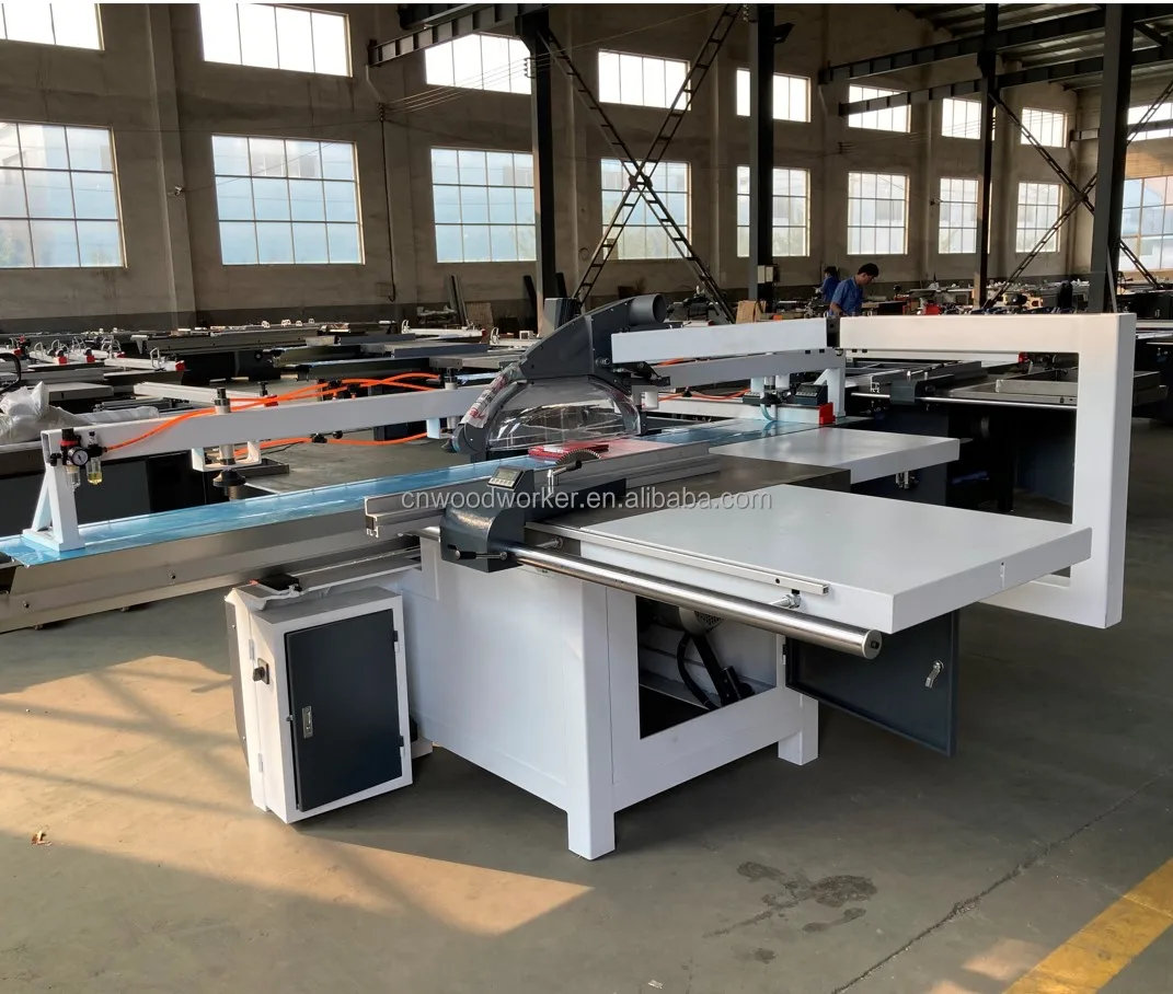 High-accuracy Wood Cutting Sliding Table Panel Saw Ruler Machine