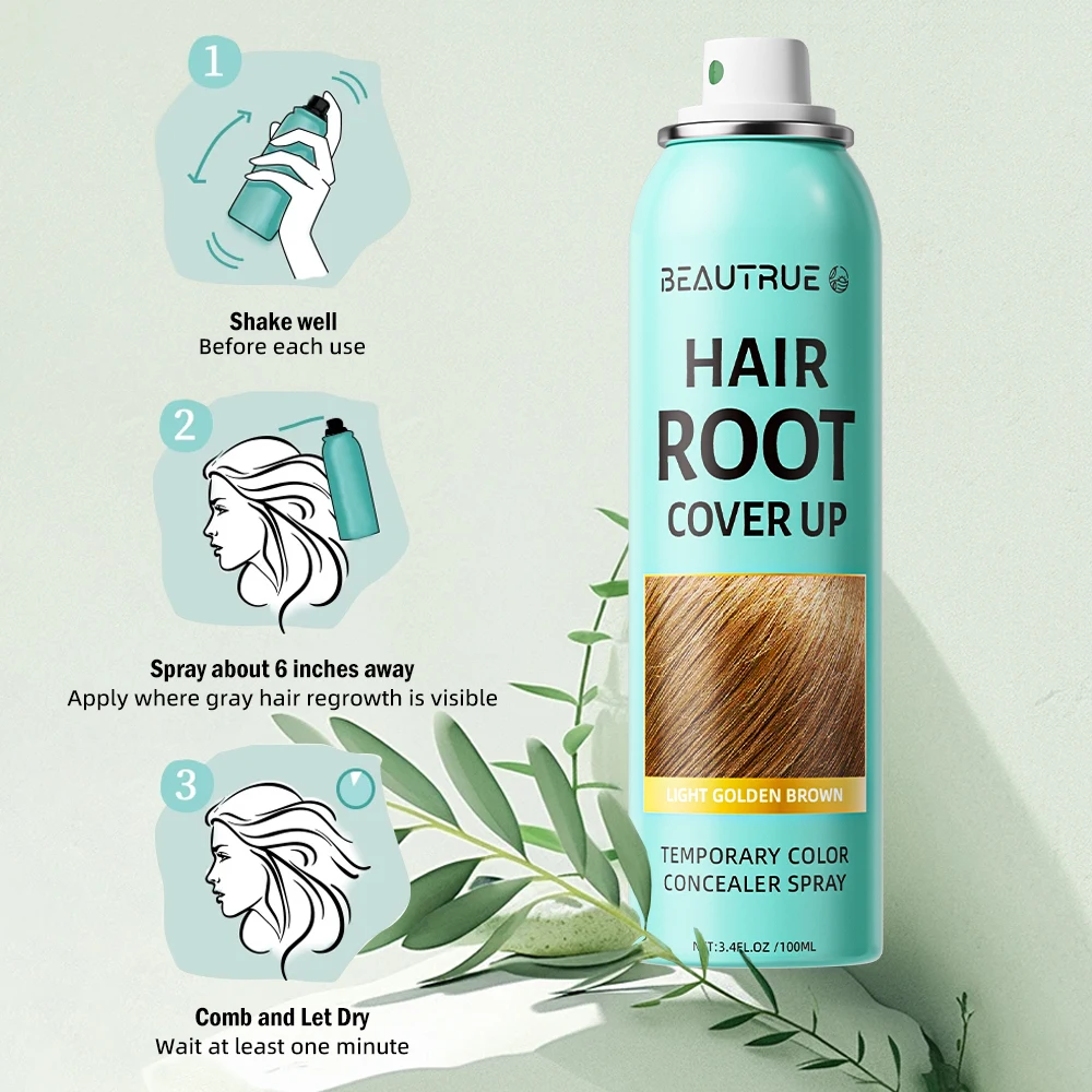 Magic Root Touch Cover up Gray Concealer Spray - Temporary