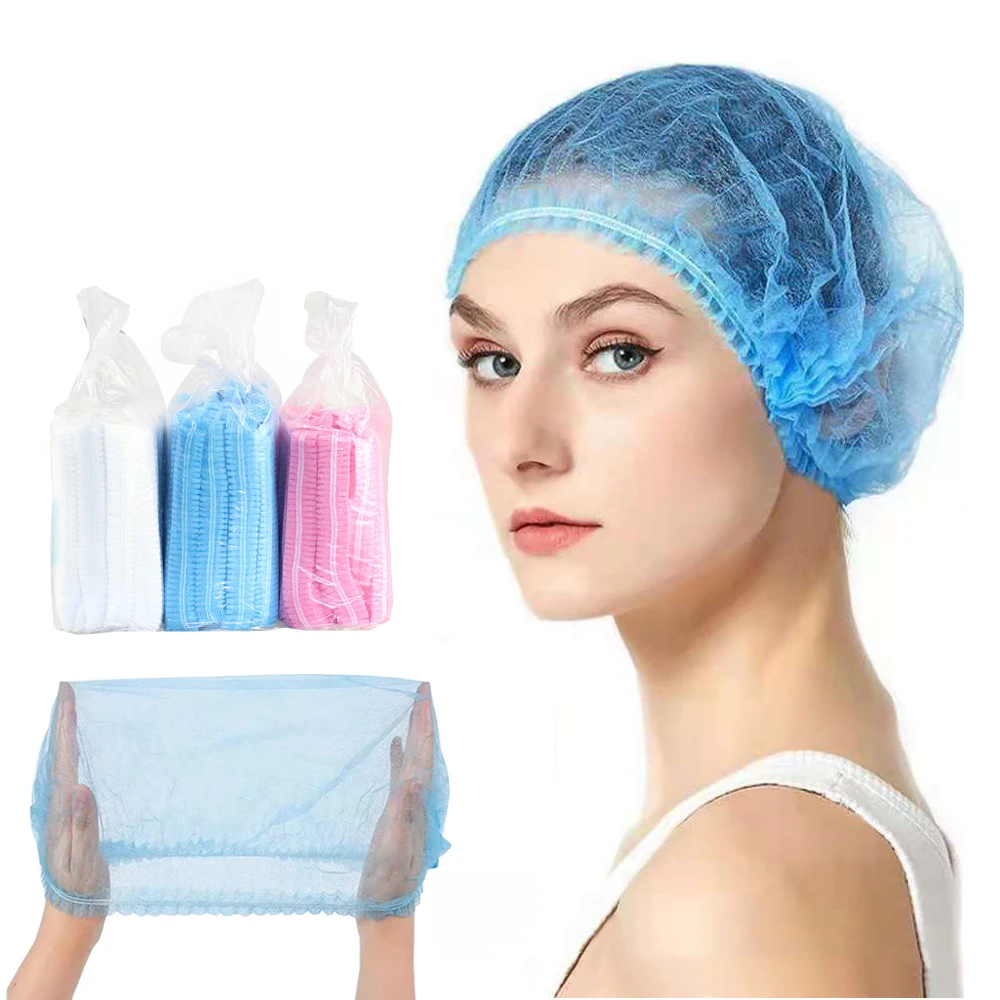 Disposable Hair Net Food Factory / Spa / Personal Care Head Cover ...