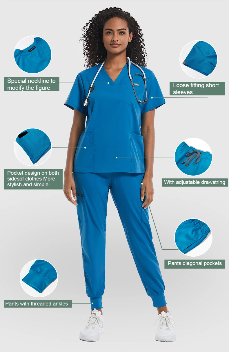 Shop High-Quality Hospital Nursing Scrubs with Logo Customization