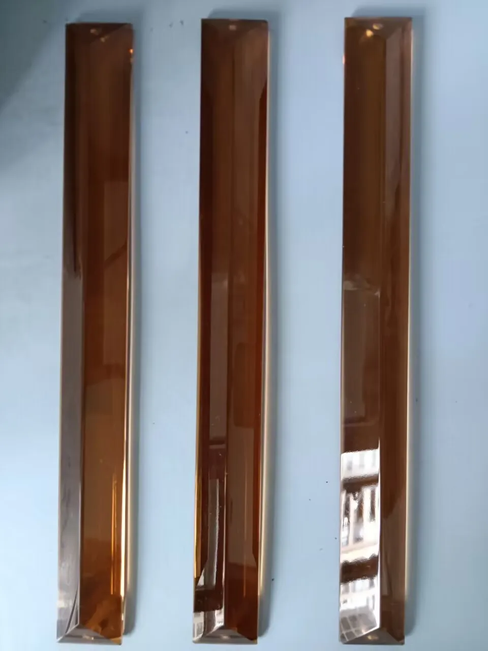 Lighting Chandelier Crystal Glass Amber Color Rectangle Prism - Buy ...