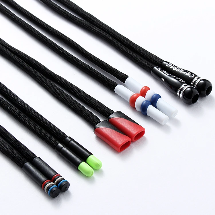 Wholesale Braided Black Drawstring Round Drawcord Polyester