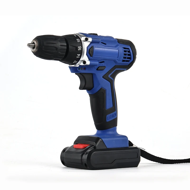 18 Volt 10mm Electric Mini Impact Cordless Brushless Drill 18v Hand ...