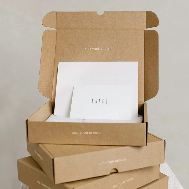 Custom Cardboard Mail Box Jewelry Shipping Box Packaging