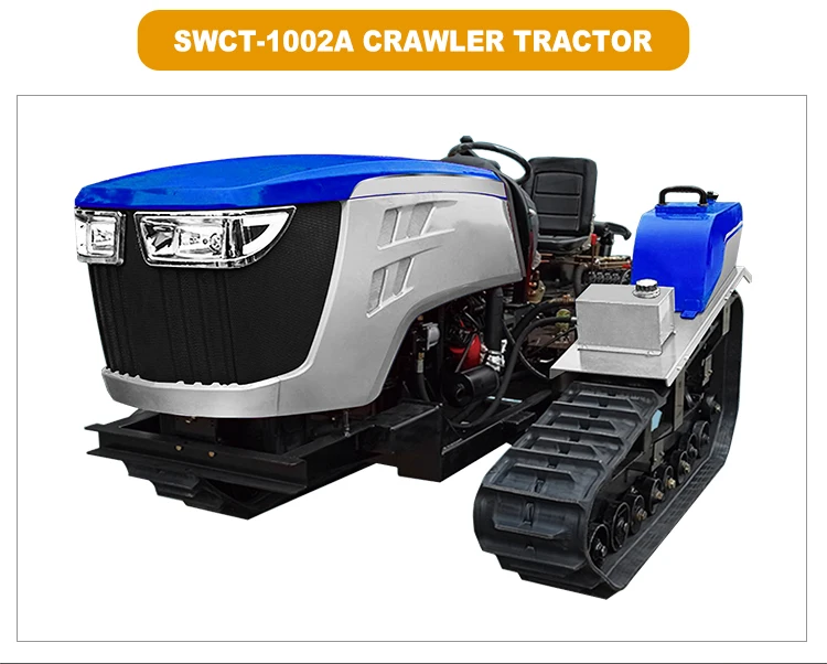 Low Center of Gravity Farm Working Crawler Type Agriculture Mini ...