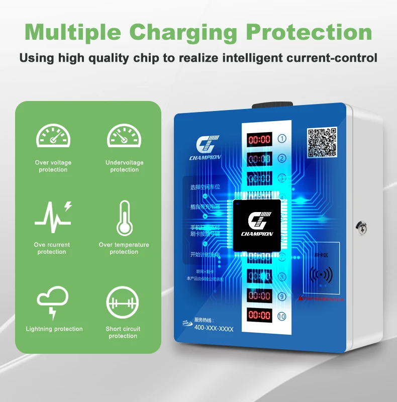 Public Battery Ebike Docking Charging Pile - Efficient & Reliable