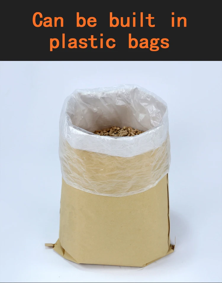 25kg 50kg Kraft Paper Laminated Pp Woven Bags for Fertilizers