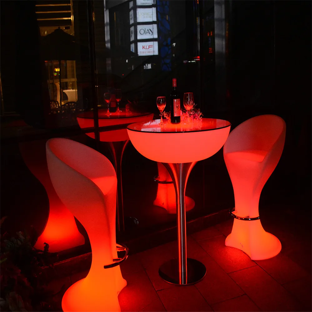 Party Led Table For Bar Waterproof Wedding Bar Glowing Bar Chair ...