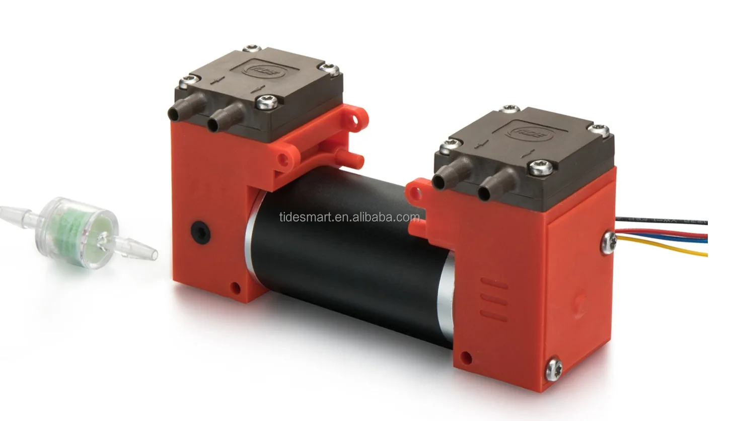 Arp4vdc12pv Oilless Piston Lab Vacuum Pump 12v Double Head Piston Pump ...