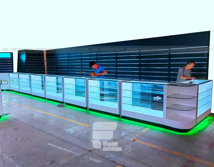 Smoke Shop Showcase Counter Cabinets - Bespoke Shopping Mall