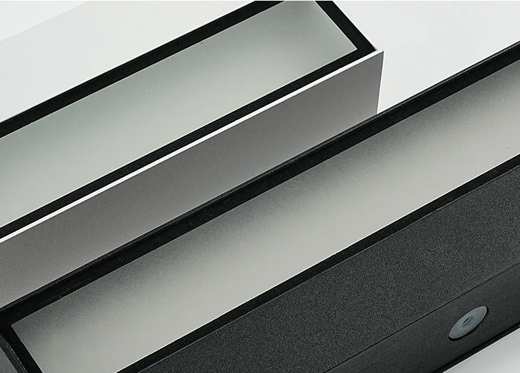 Outdoor Waterproof Ip65 Rectangular Aluminum Led Porch Light Down Wall ...