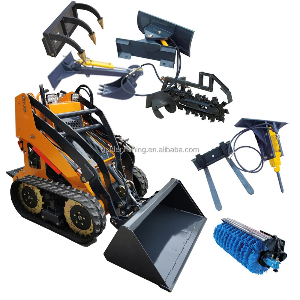 Ht430 Mini Skid Hydraulic Skidsteer Loader Mini Skid Loader - Buy Mini ...