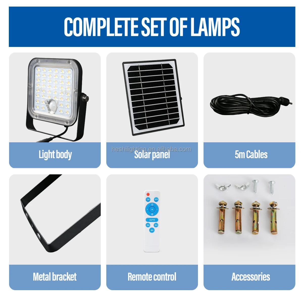 Motion Sensor Industrial Light Reflector Led Con Panel Solar Waterproof ...