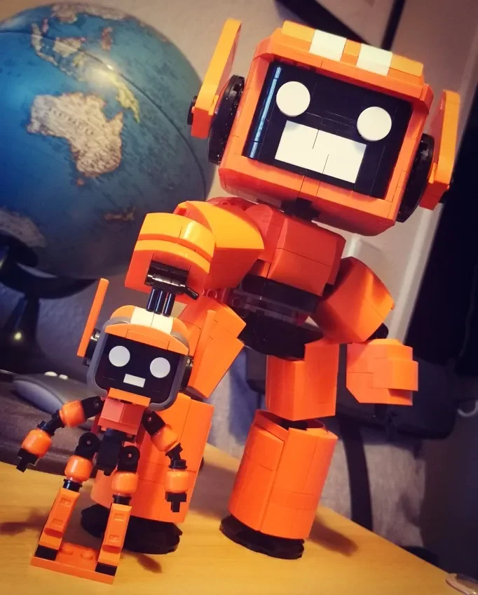 Diy K-vrc Love-death-robot Model Building Block Toy Creativity ...