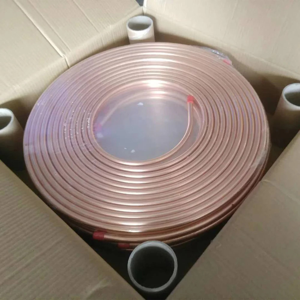 Hot-selling Astm B280 Seamless 15m Acr Copper Pipe C12200 Annealed ...