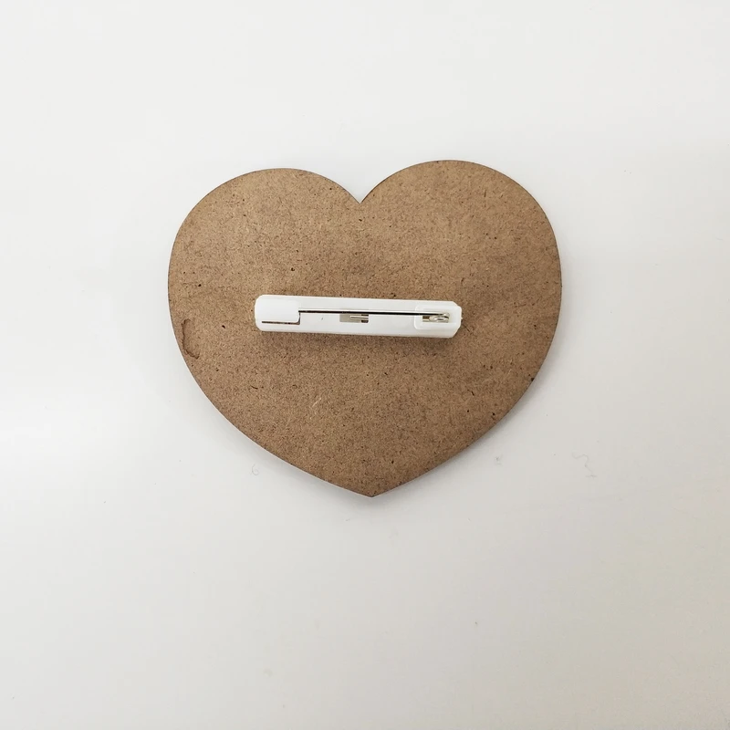 MDF DIY Design Name Badges Sublimation Round Button Heat Transfer Home ...