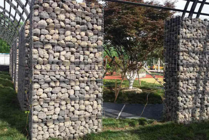 1x1x1 Gabion Box Fence Welded Gabion Wall Stone Cage Wire Mesh Gabion ...