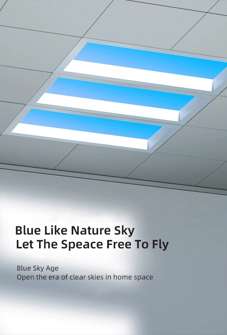 Coyoled New Fashion Blue Skylight Led Smart Home Lights Led Artificial ...