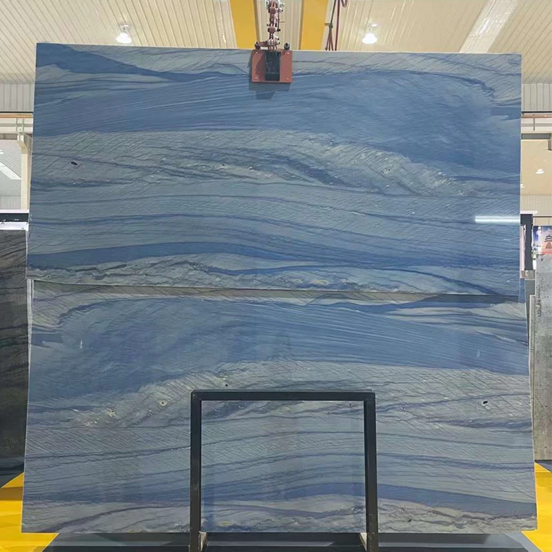 Luxury Brazilian Blue Sky Quartzite - Azul Macaubas Slab