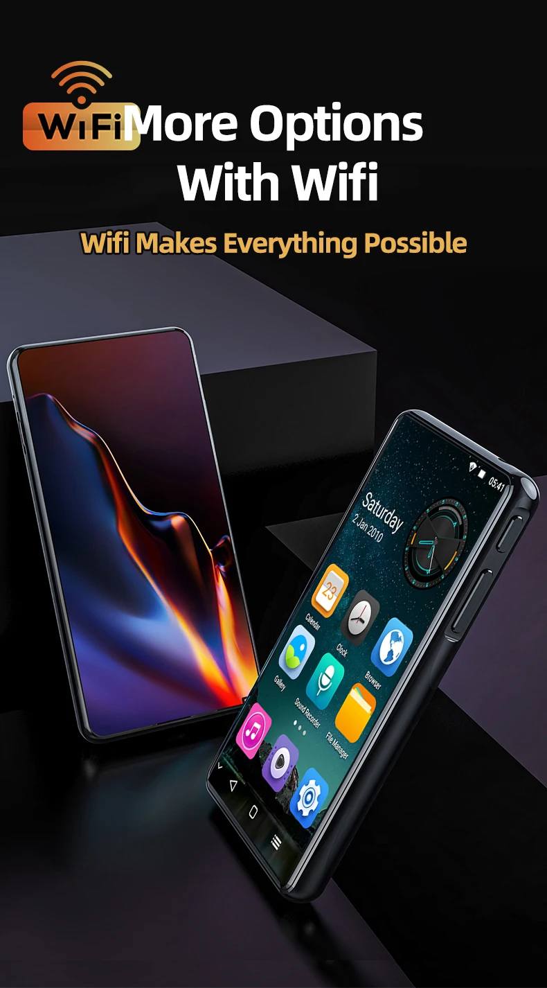 Ruizu H8 Android MP4 Player - Portable Hifi with Touch Screen