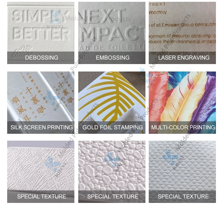 Biodegradable Paper Pulp Sugarcane Fiber Reusable Commodity Packaging ...