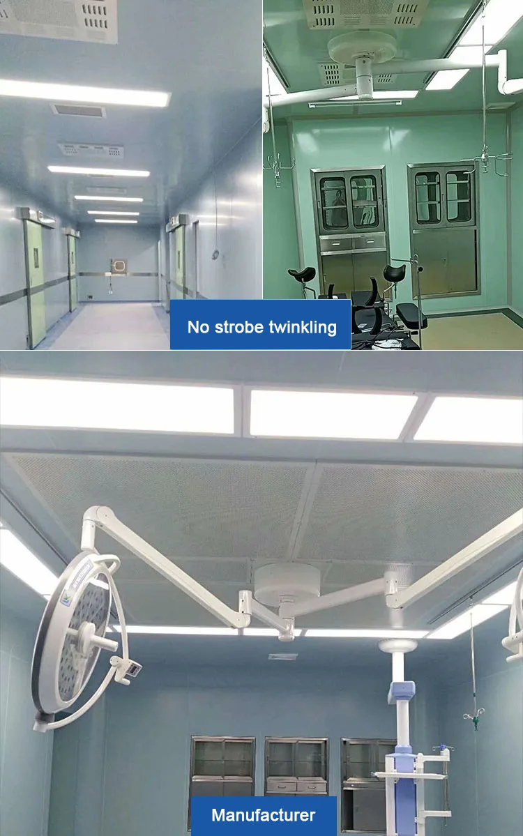 Hospital Laboratory Lighting 40w 600x600 Clean Room Commercial Led ...