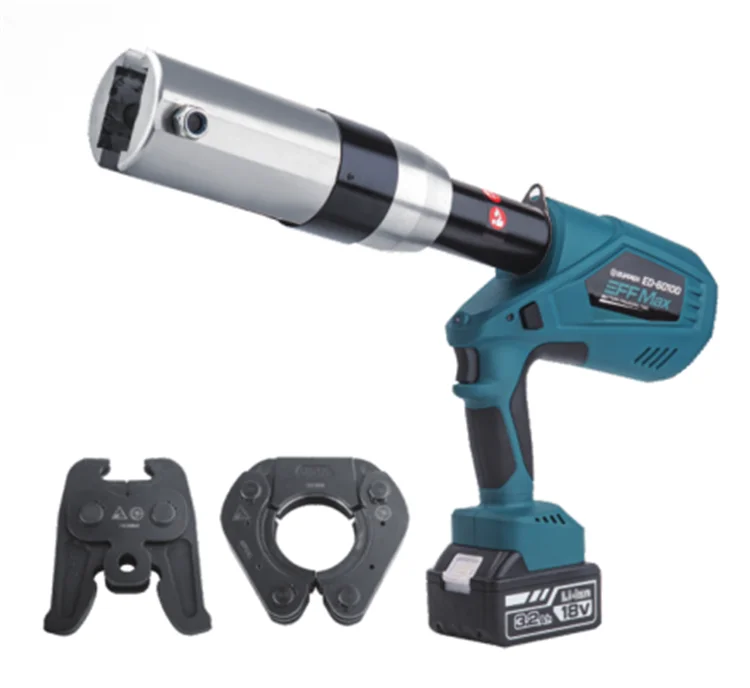 ED-60100 Hydraulic Pipe Press Fitting Tool - Cordless Crimping