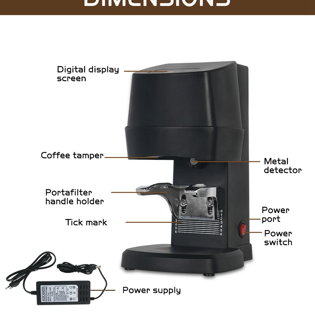 Professional Espresso Tampering Machine Coffee Tamper Distributor 58mm ...