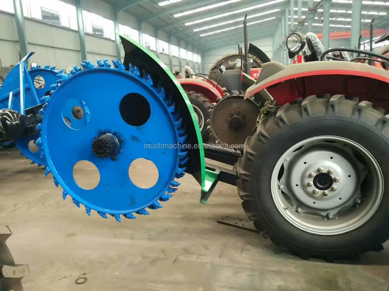 Disc Trencher Cable Trencher For Hard Road Tractor Use Wheel Disc ...