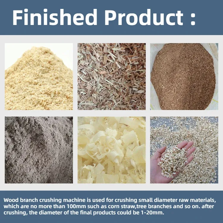 Tree Branch Chipper/hammer Mill Shredder/wood Crusher/leaf Grinding ...
