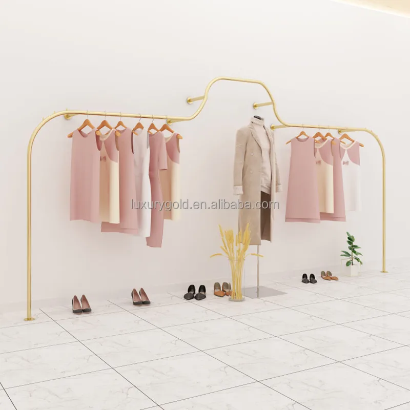 Customization Fashion Upscale Clothing Rack Womans Dresses Clothing ...
