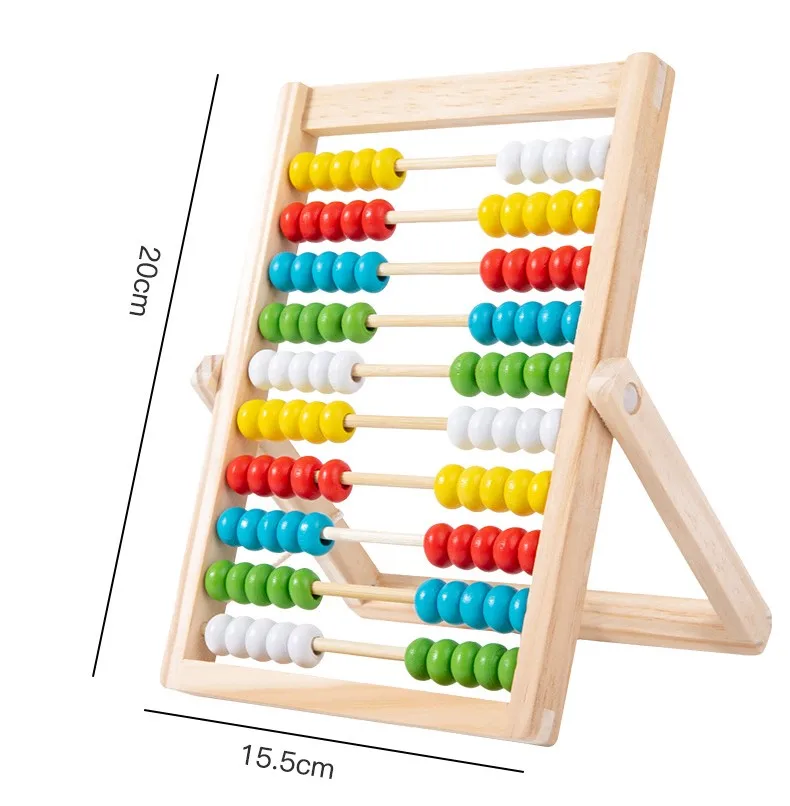 Wooden Calculation Frame Children School Mathematics 10 Abacus ...