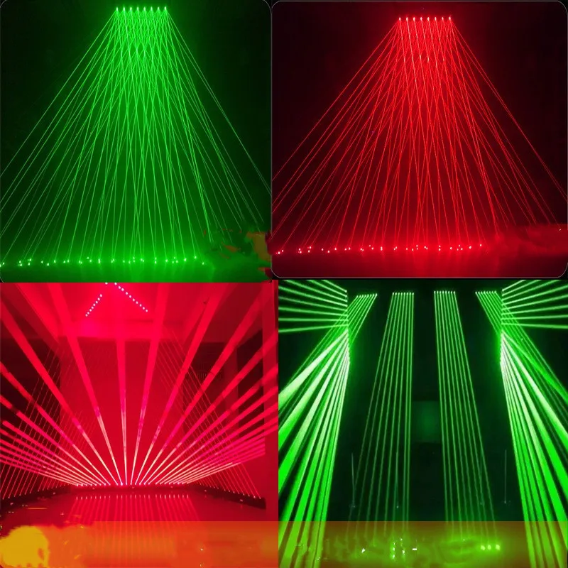 8 Eyes Red Laser + Led Rgb Lamps Moving Head Light Bar Beam Effect ...