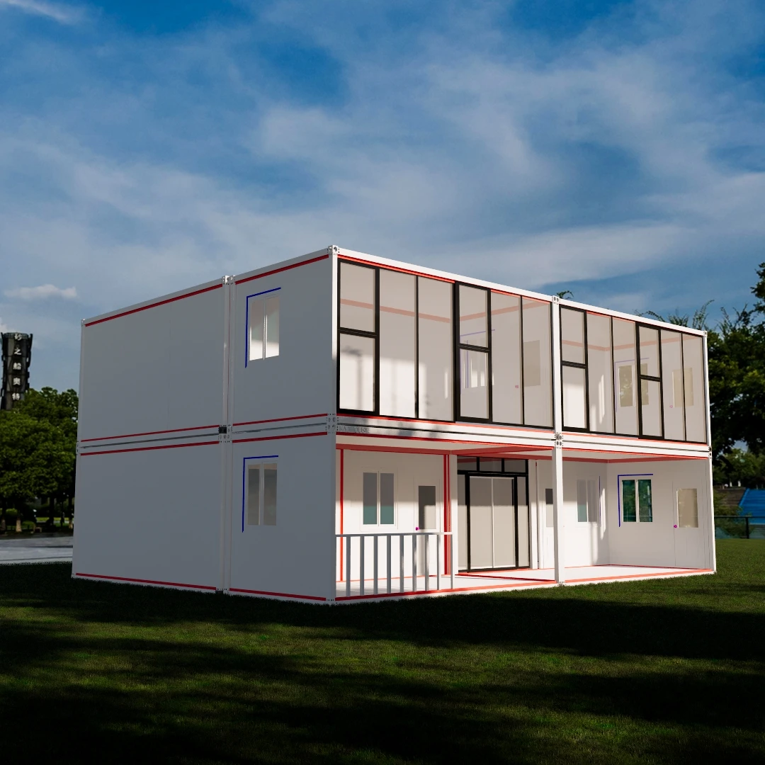 216sqm,2 Story Container Office And Warehouse,Low Cost Portable Prefab ...