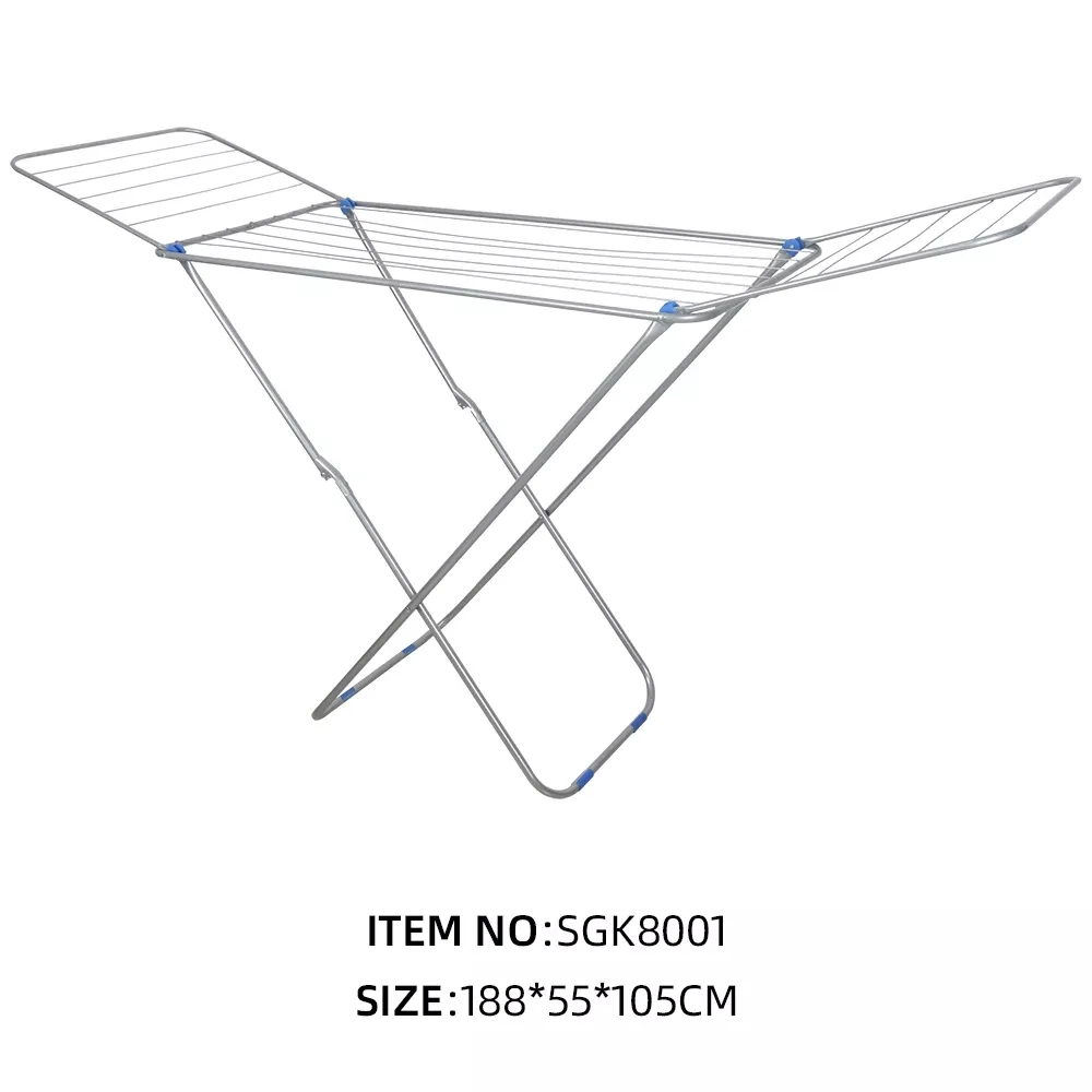 Heavy Duty Indoor Outdoor Portable Folding Dryer Cloth Hanger Stand ...