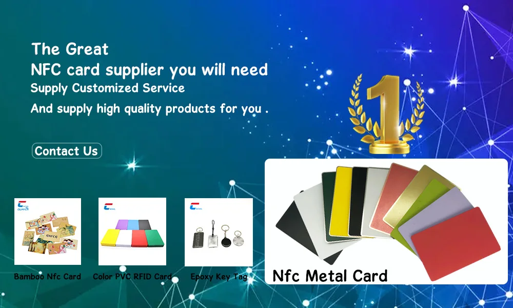 Custom Metal NFC Cards 540 Bytes NTAG 216 Rose Gold NFC Metal Business ...