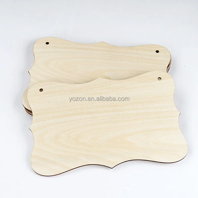 Custom Unfinished Hanging Wood Signs for DIY Projects