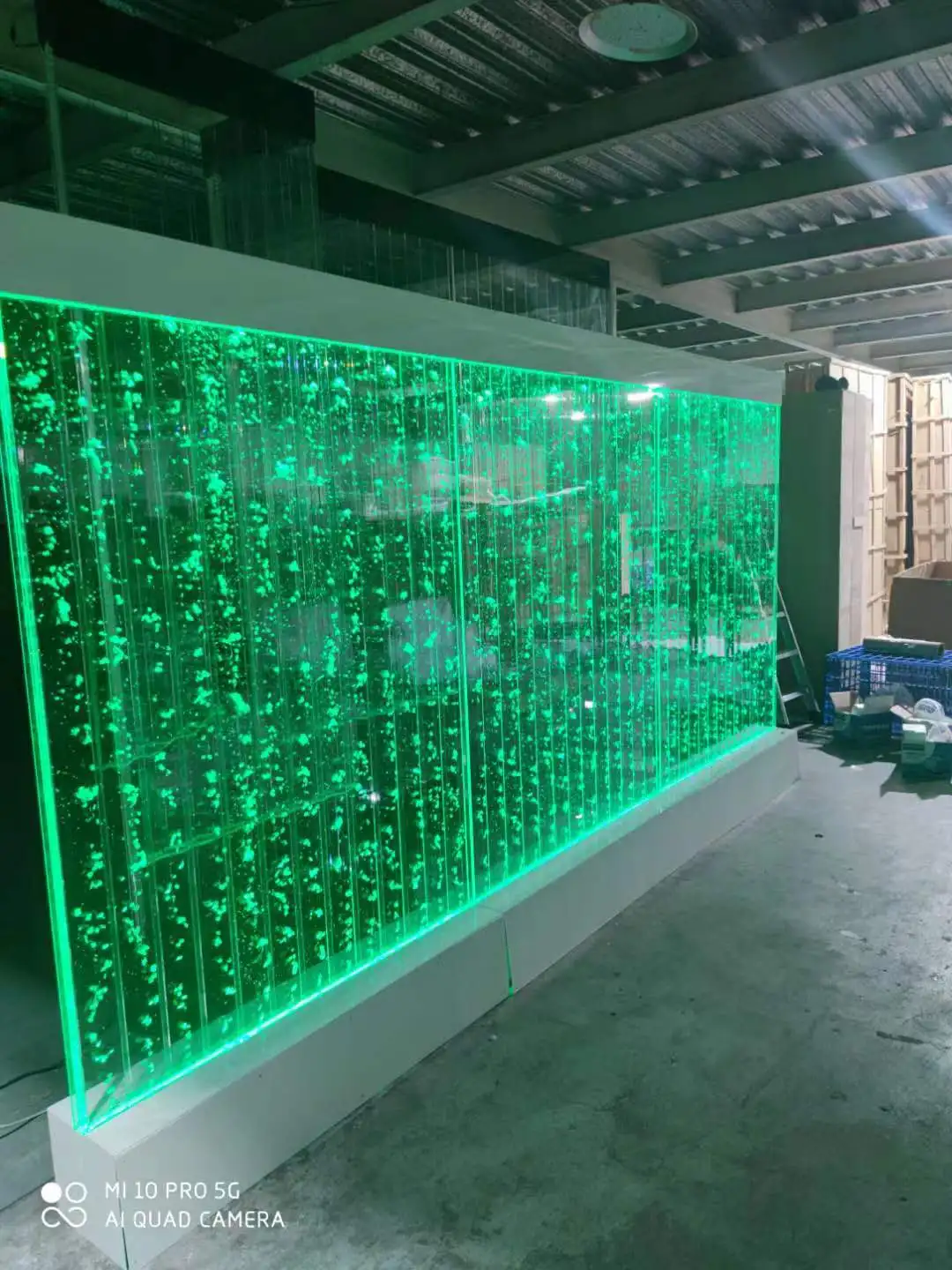 Signboard Design Screen Water Fountain Glass Waterfall For Office Hall ...