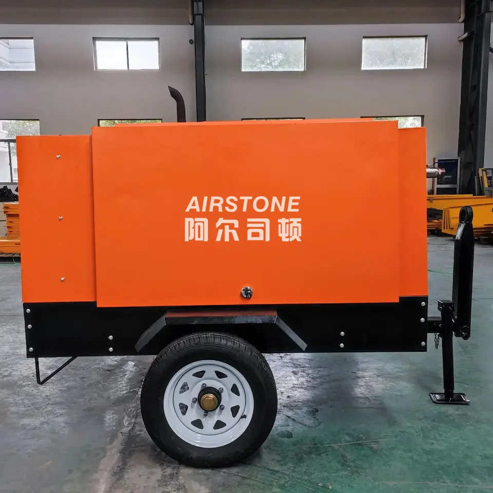 Airstone Portable Diesel Screw Air Compressor - 350 CFM