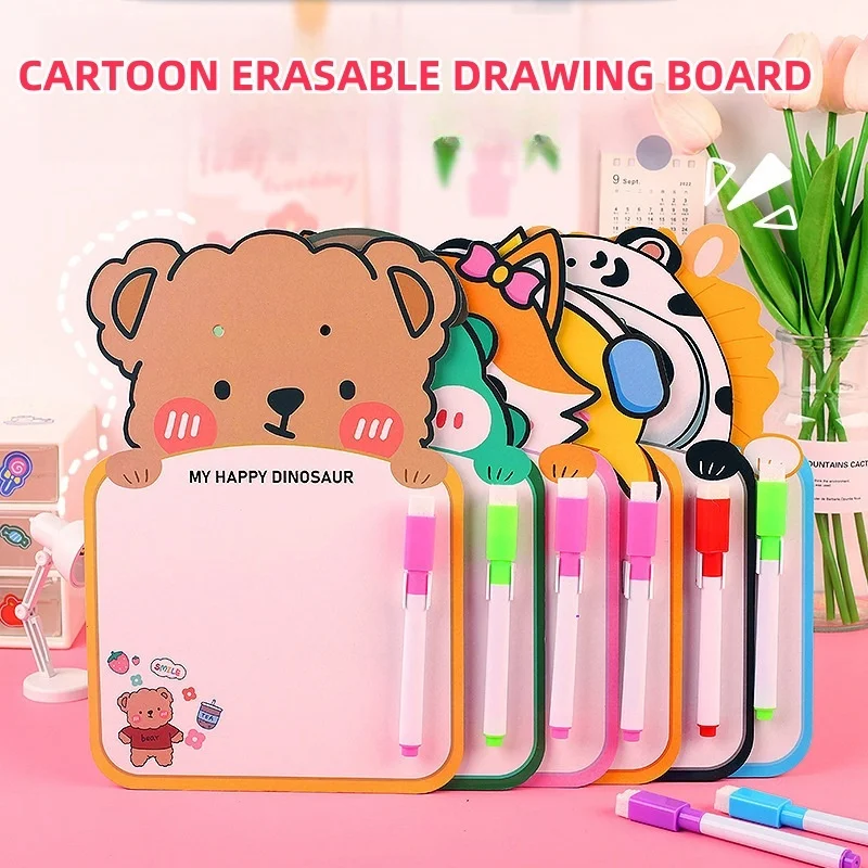 Mini Cartoon Whiteboard Marker Set Cute Design Whiteboard Hanging ...