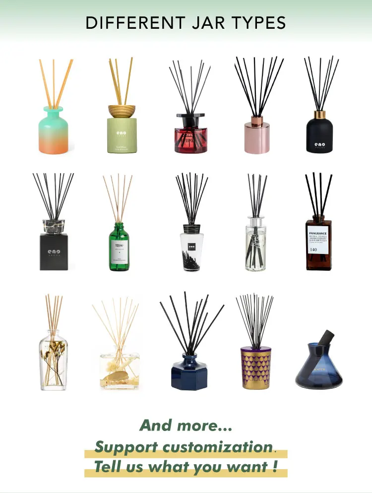 Wholesale Custom Private Label Luxury Hotel Flameless Perfume Oil Fragrance Wood Reed Diffuser ...