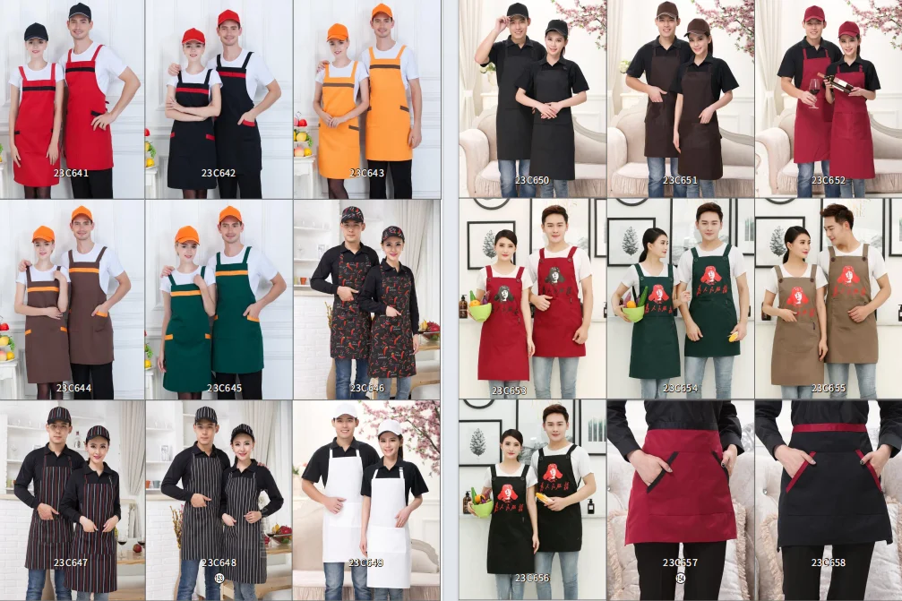 Customization Heavy Duty Coffee Shop Chef Restaurant Work Tool Bib ...